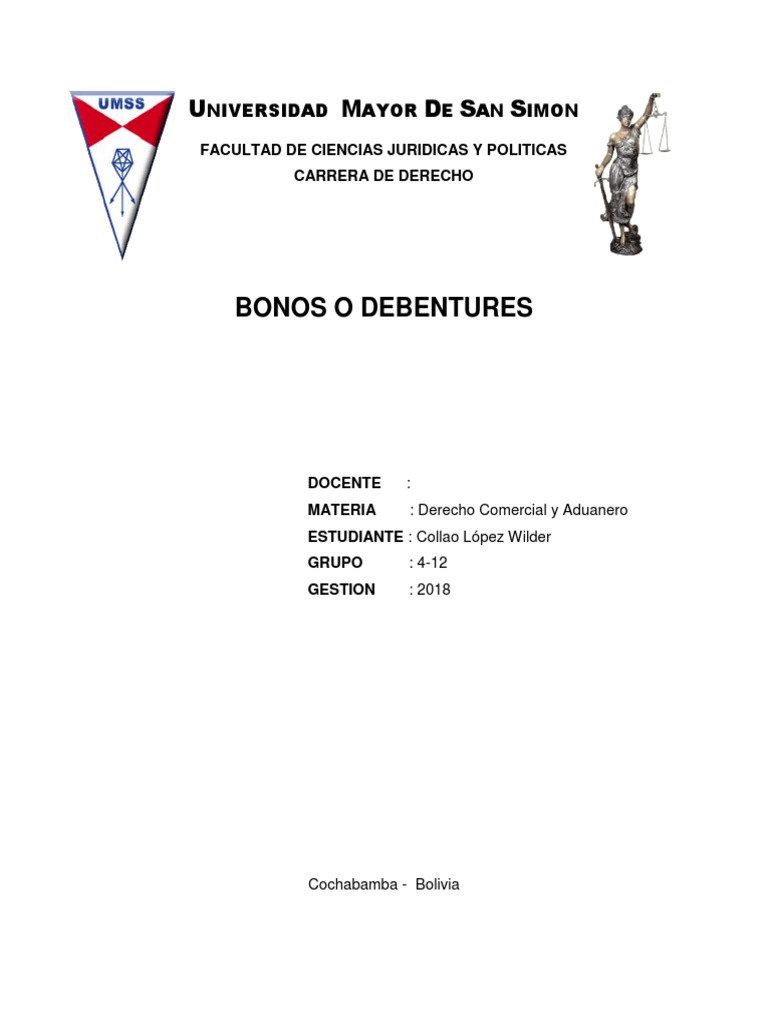 Bonos y Debentures | PDF | Compartir (Finanzas) | Bancos