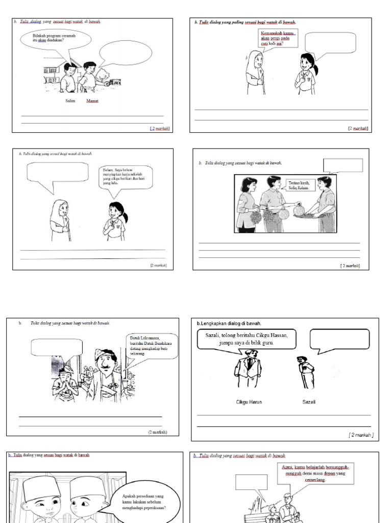 Latihan Dialog | PDF