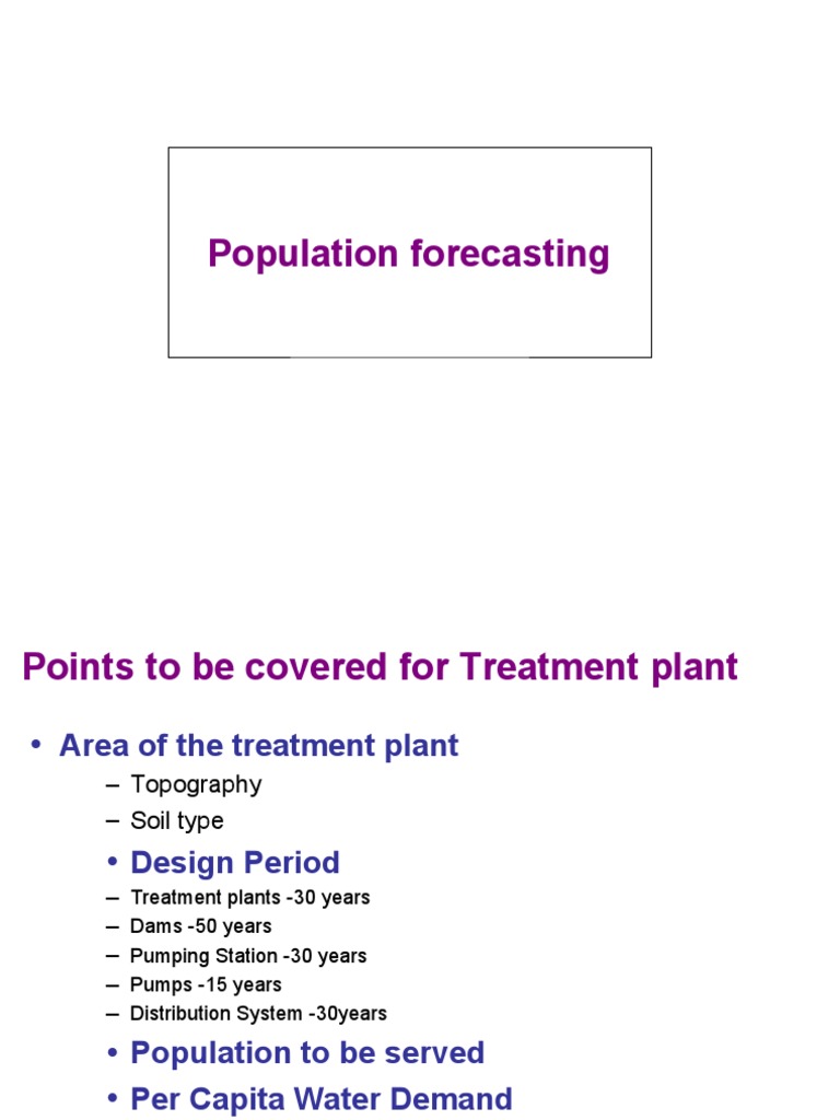 Comprehensive Guide to Population Forecasting Methods for Water ...