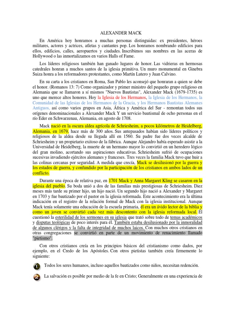 Alexander Mack | PDF