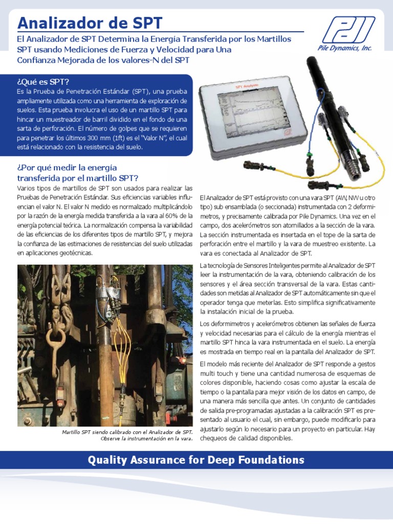 Analizador de SPT | PDF | Adquisición de datos | Software