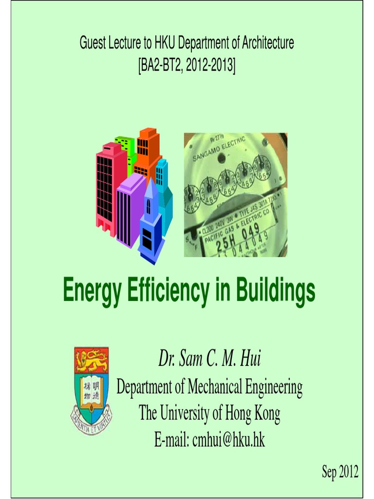 Energy Efficiency in Hong Kong Buildings | PDF | Hvac | Efficient ...