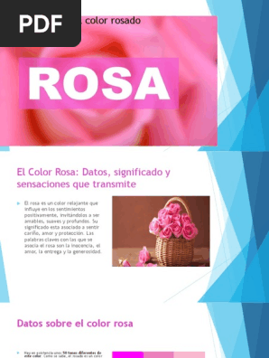 Significado Del Color Rosa