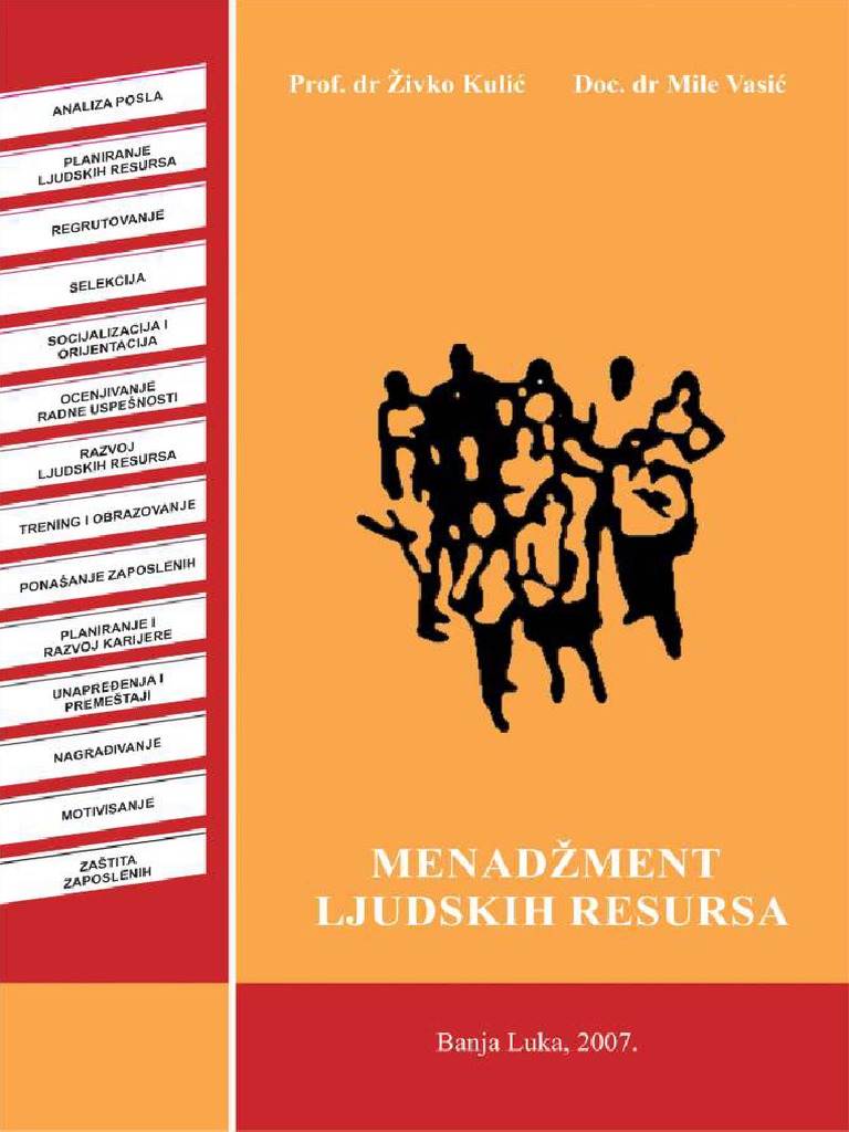 Vasic Mile 2007 Menadzment Ljudskih Resursa.1 | PDF