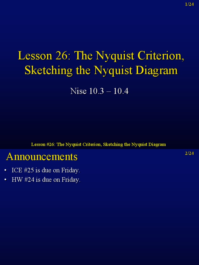 Control Systems: Nyquist Criterion | PDF | Control Theory ...