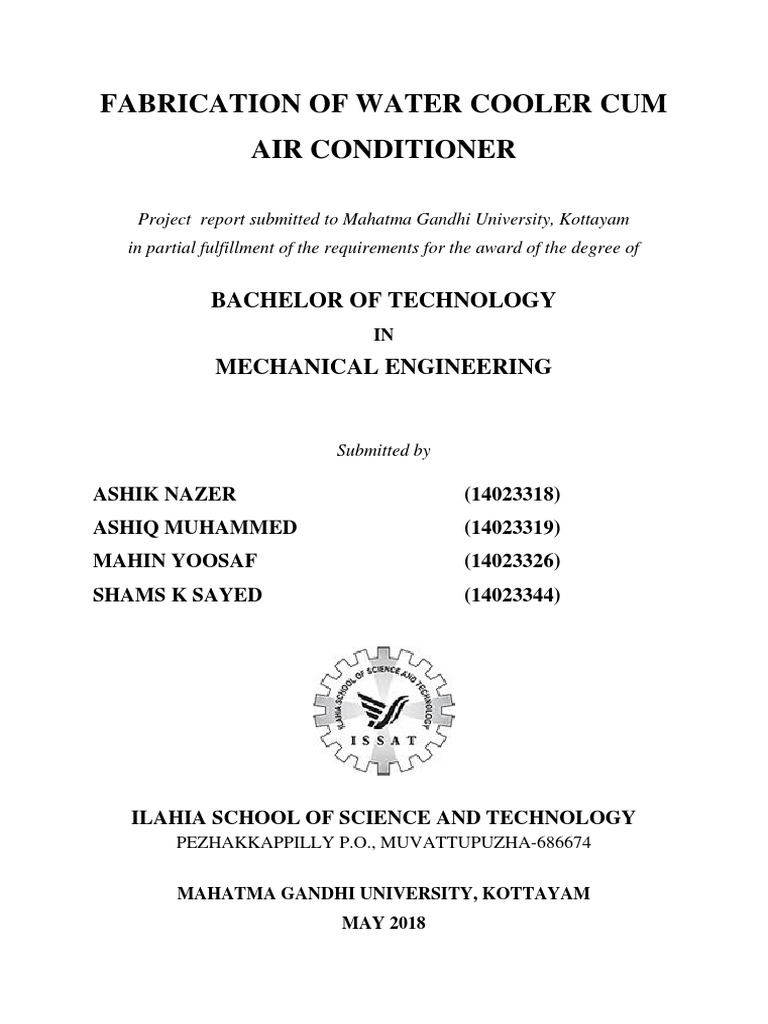 Front Page & Certificate Isl | PDF