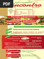 Meniu Axel Catering Detaliat | PDF