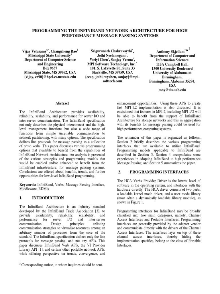6b91 PDF | PDF | Message Passing Interface | Application Programming Interface