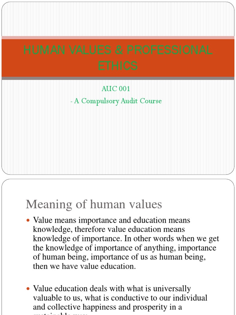 human value.ppt | Value (Ethics) | Human