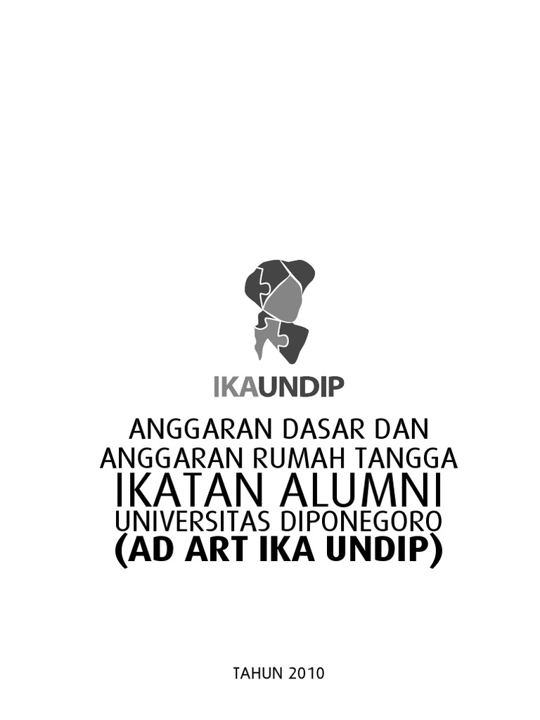 Adrt Ika Undip Revisi 4 April | PDF