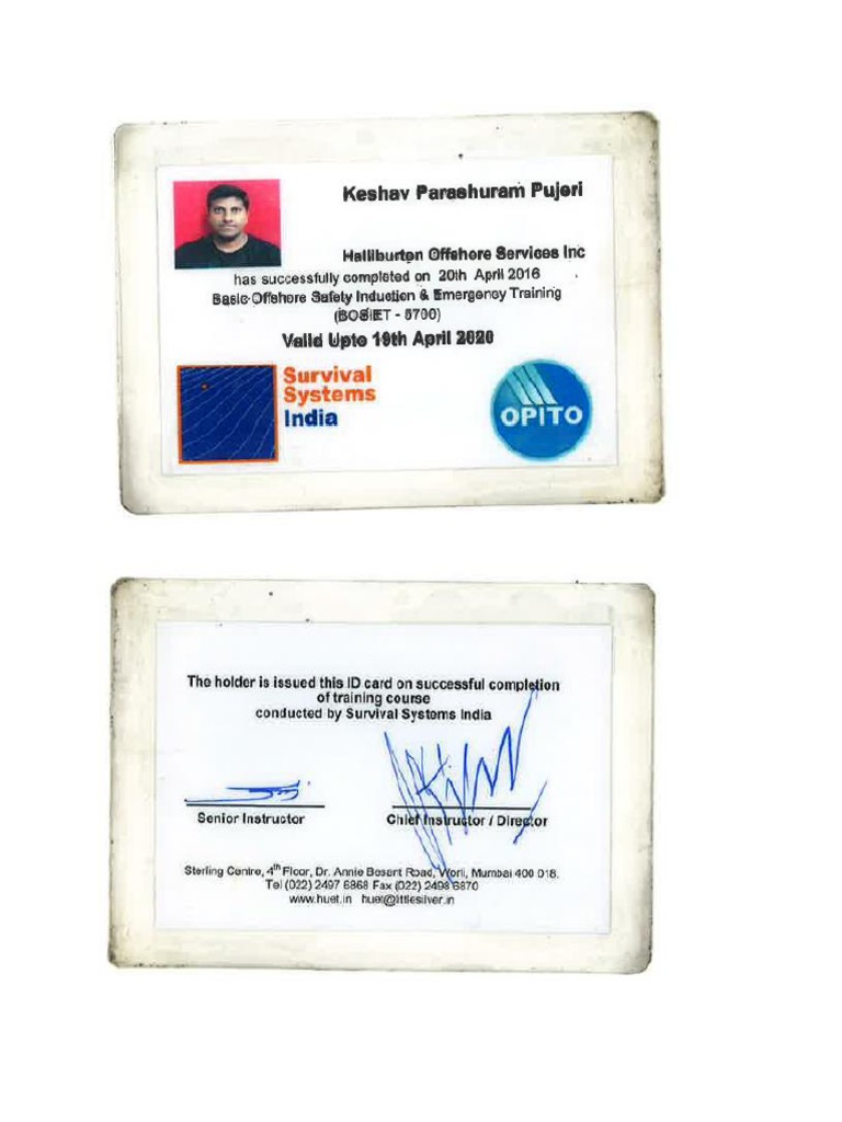 Offshore Safety Training | PDF