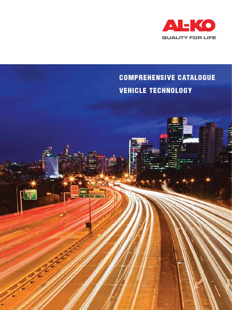 AL KO Vehicle Technology Catalogue 2015 Final LR Web | PDF | Axle | Brake