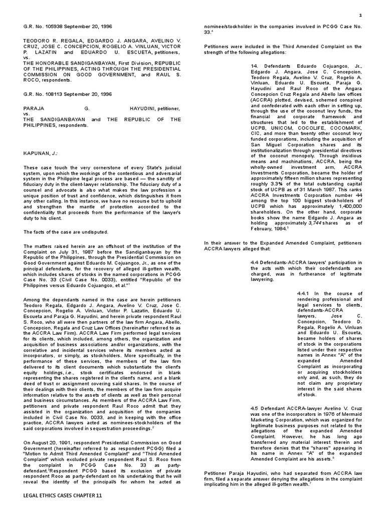 Cases Chapter 11 | PDF | Attorney–Client Privilege | Lawyer