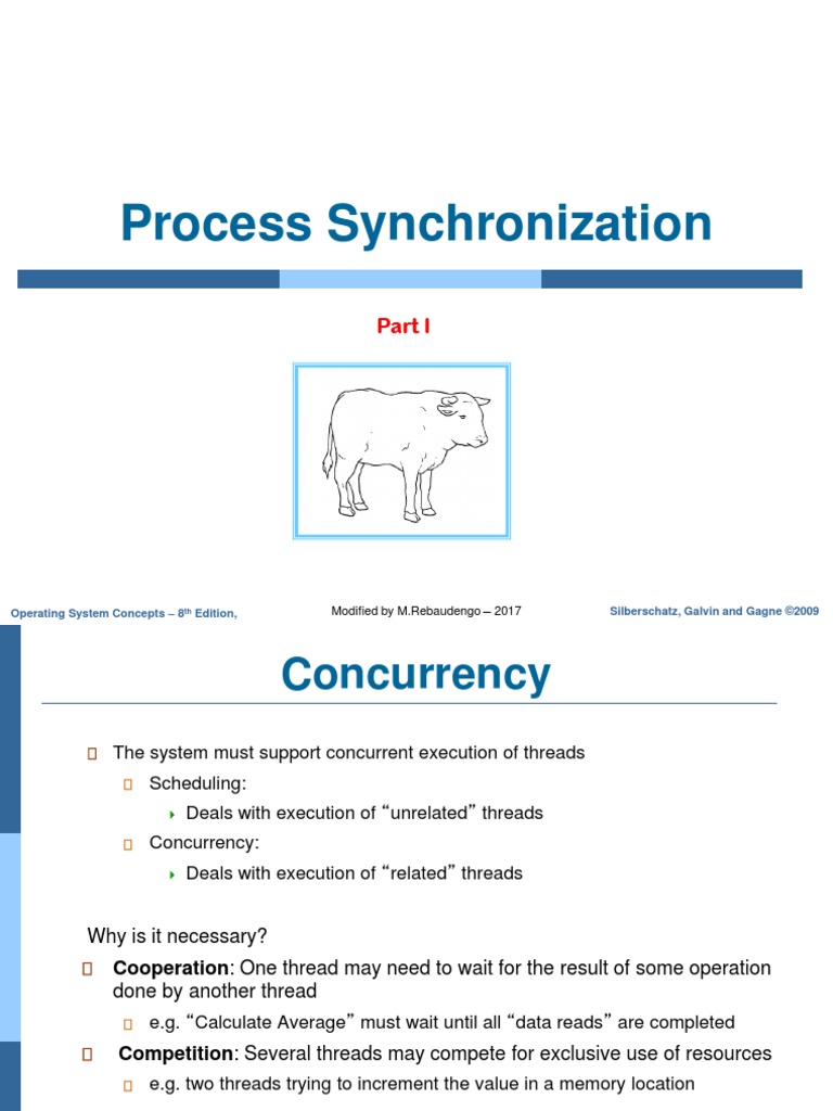 Ch06 - Process Syncronization - Part1 | PDF | Process (Computing ... Ch06 - Process Syncronization - Part1 | PDF | Process (Computing ...