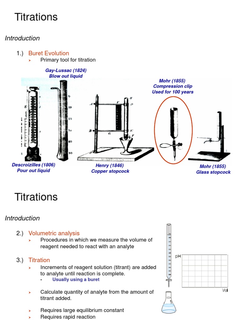 Titrations | PDF | Titrage | Chimie