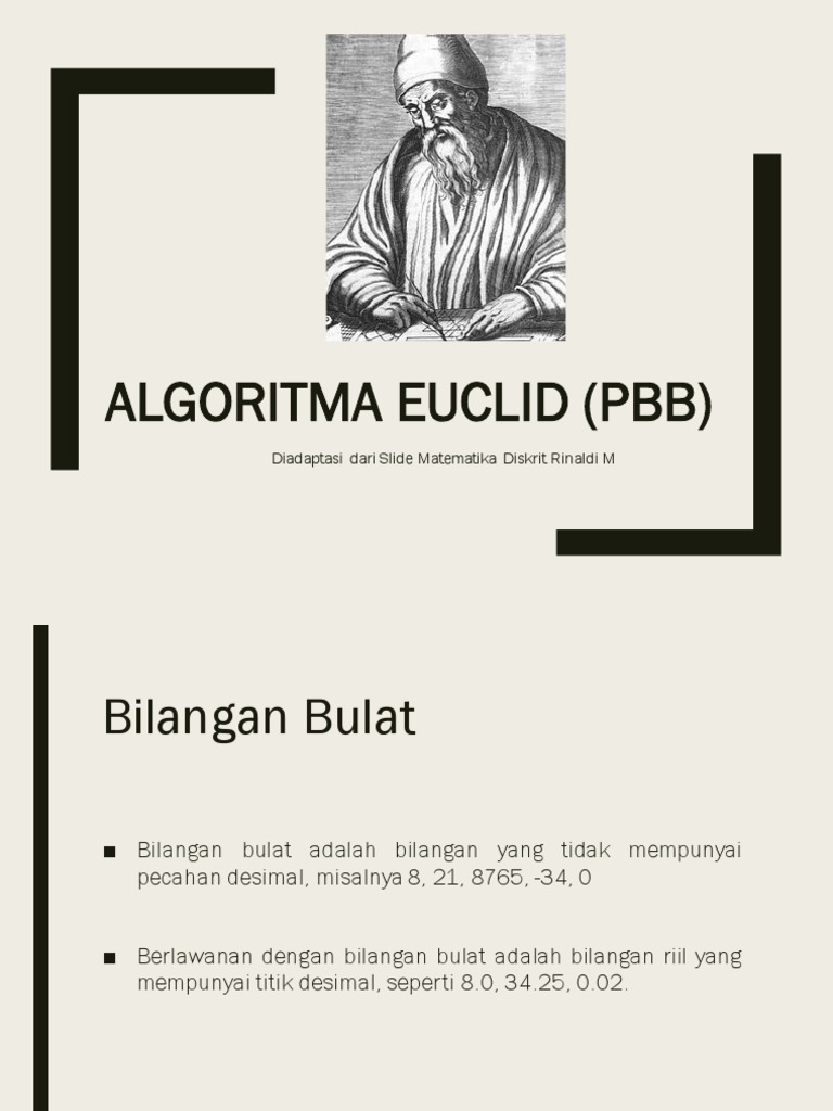 Kuliah 3 Algoritma Euclid | PDF