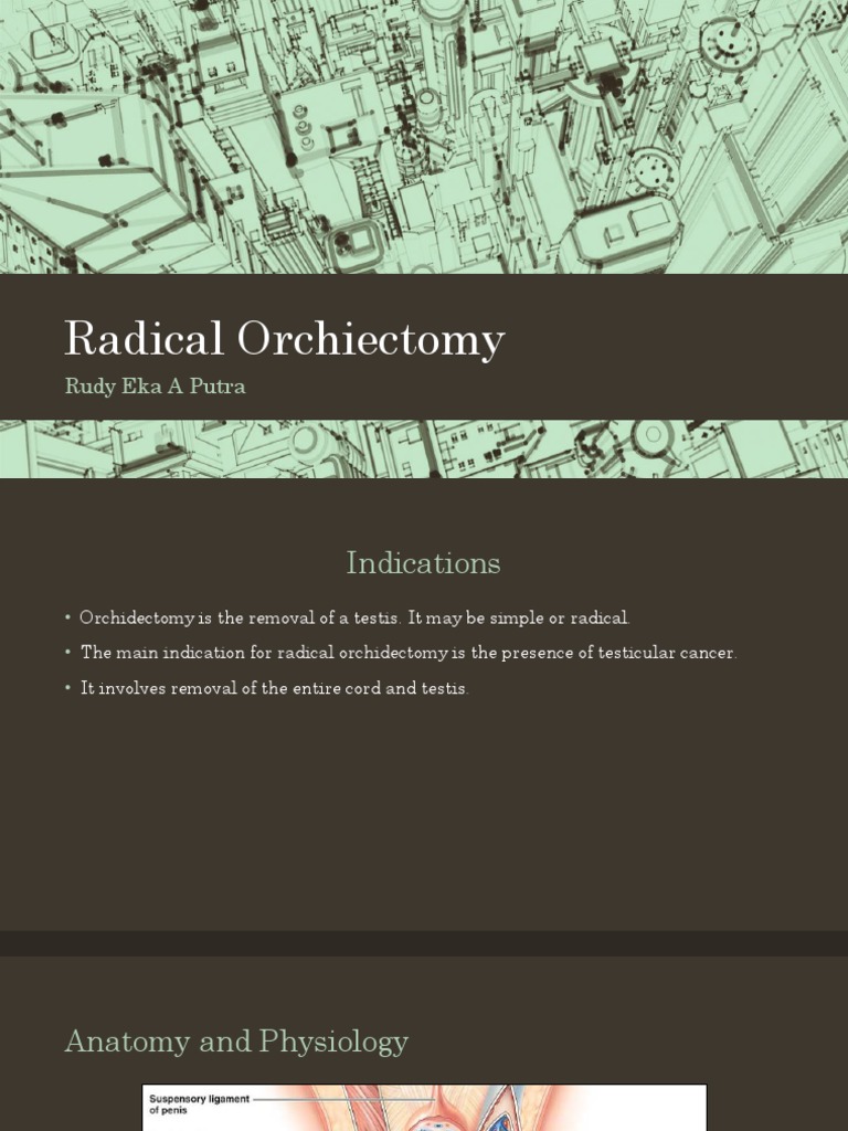 Radical Orchiectomy DUR | Surgery | Testicle