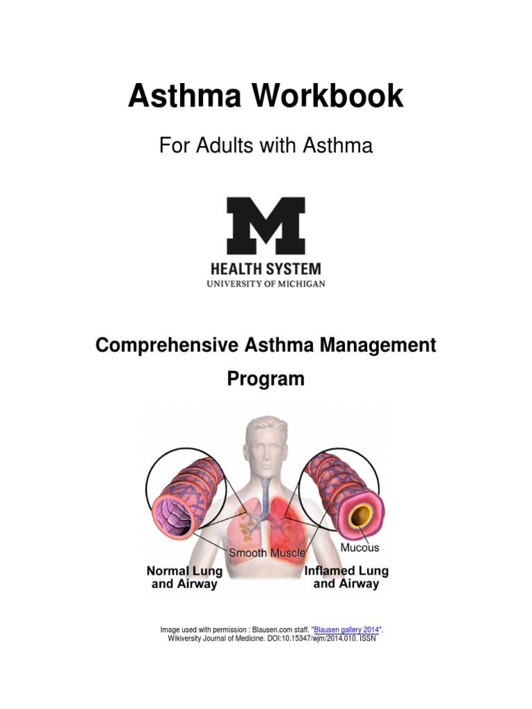Asthma Workbook: For Adults With Asthma | PDF | Asthma | Goal