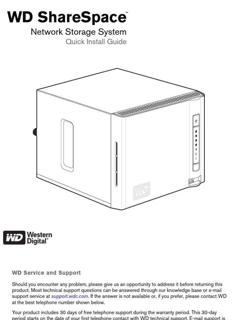 WD Sharespace: Network Storage System | PDF | Microsoft Windows ...