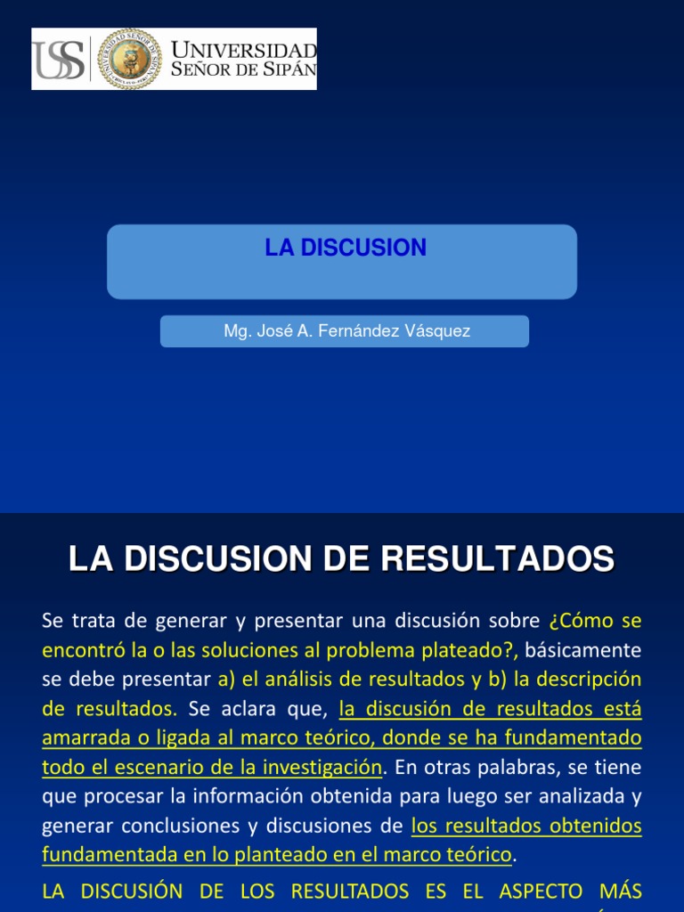 Pasos Para Elaborar La Discusion de Resultados | Teoría | Interacciones ...