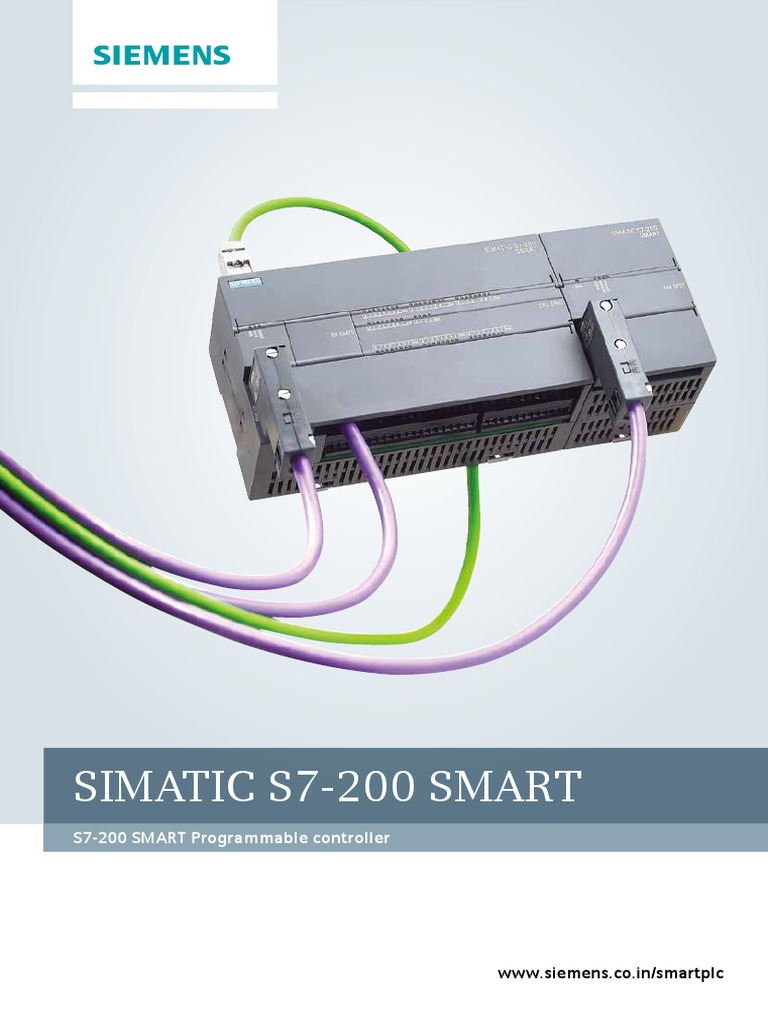 SIMATIC S7-200 SMART PLC Overview | PDF | Programmable Logic Controller ...