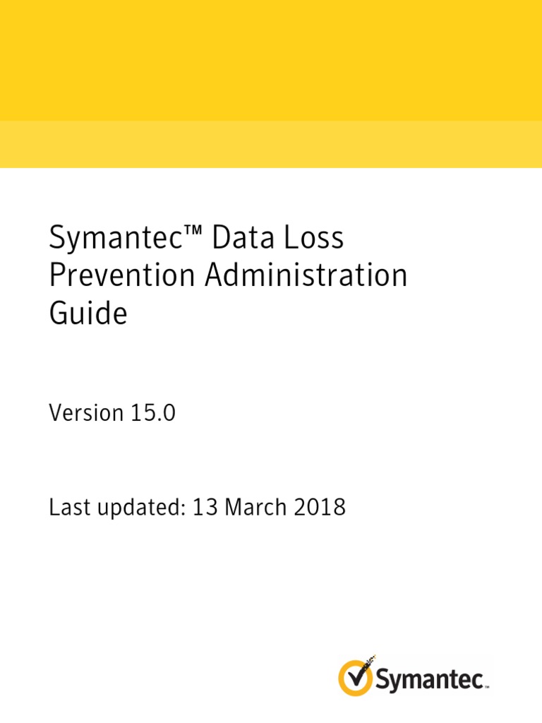 Symantec DLP 15.0 Admin Guide | PDF | Active Directory | Computer Network