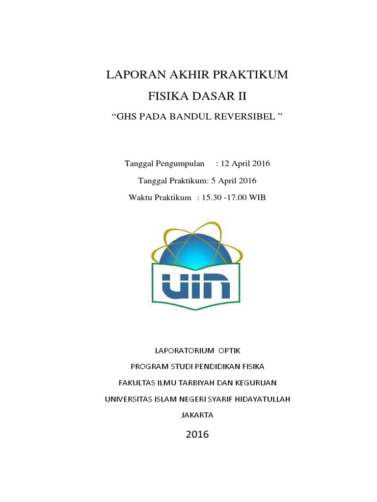 11150163000008.nurul Fitriyani (Bandul Reversibel) | PDF