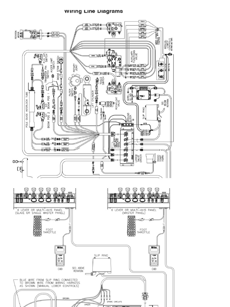 Diagramas Electricos e Hidraulicos de Gruas Altec