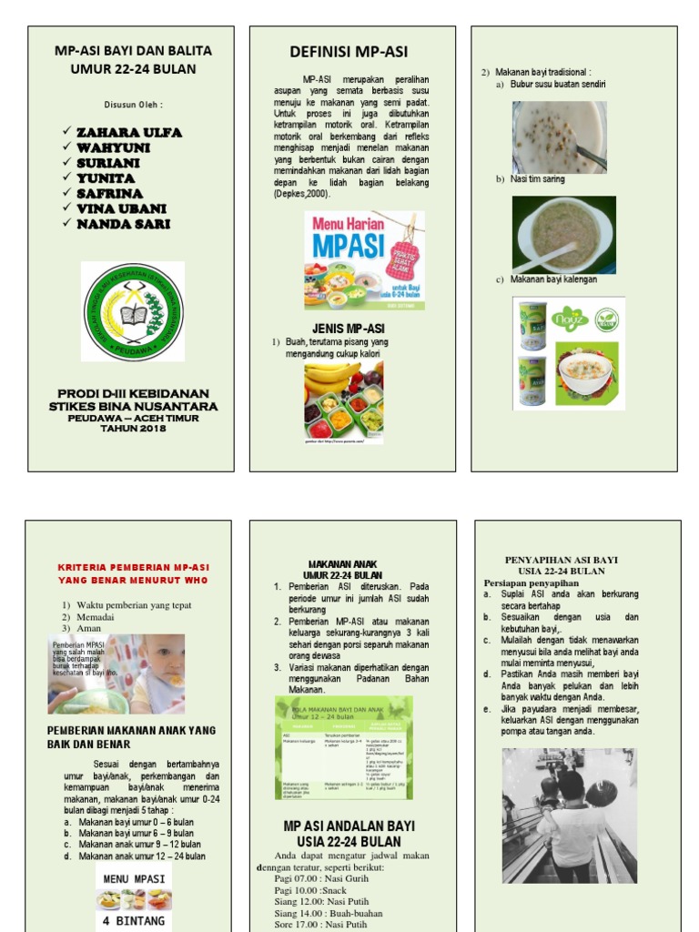 Leaflet Mp-Asi 22-24 Bulan | PDF