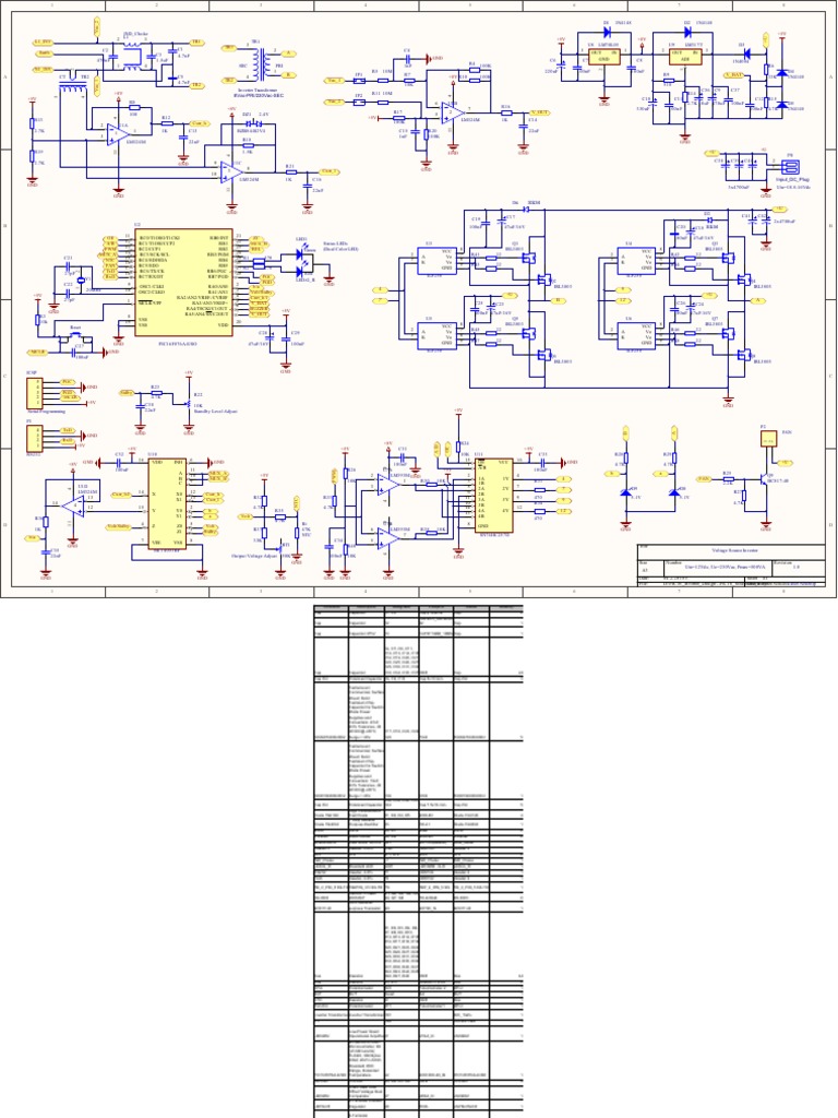 PIC16 Sine Wave Inverter Design | PDF