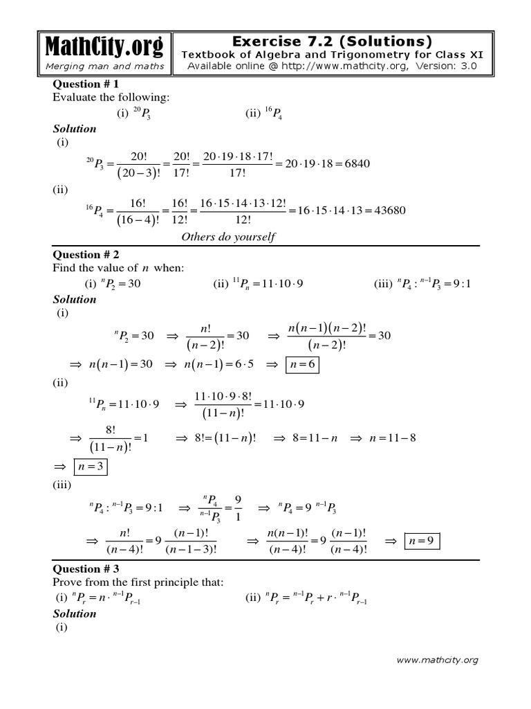 Algebra & Trigonometry Solutions XI | PDF | Integrated Truss Structure | Teaching Mathematics