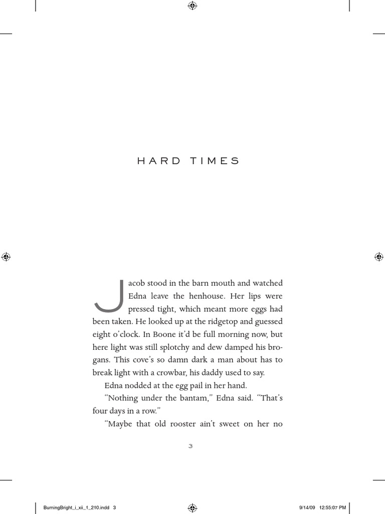 Hard Times by Ron Rash | PDF | Chicken | Nature