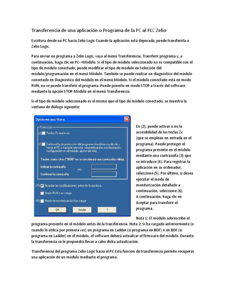 Transferencia de Programas a Zelio Logic | PDF | Programa de computadora | Programación