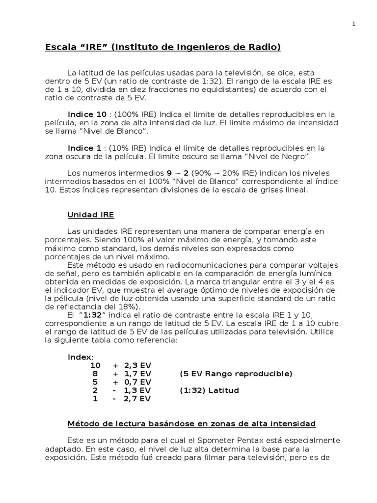 Escala de Ire PDF | PDF | Sombra | Color