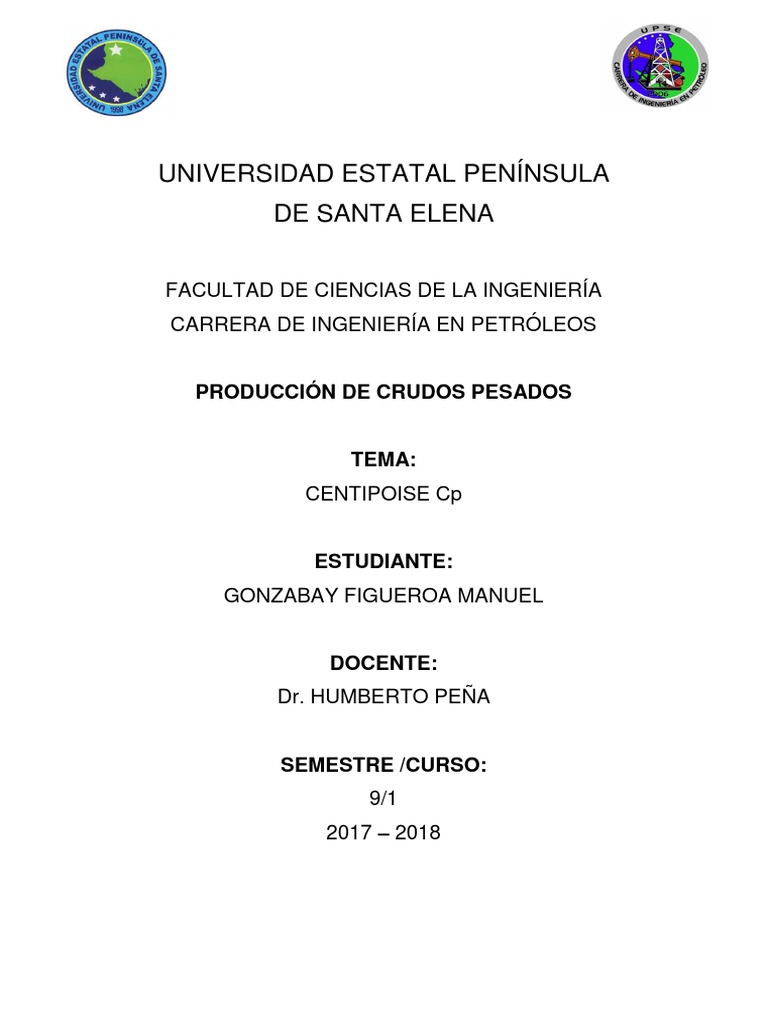 Defina Que Es Un Centipoise PDF | PDF | Viscosidad | Líquidos