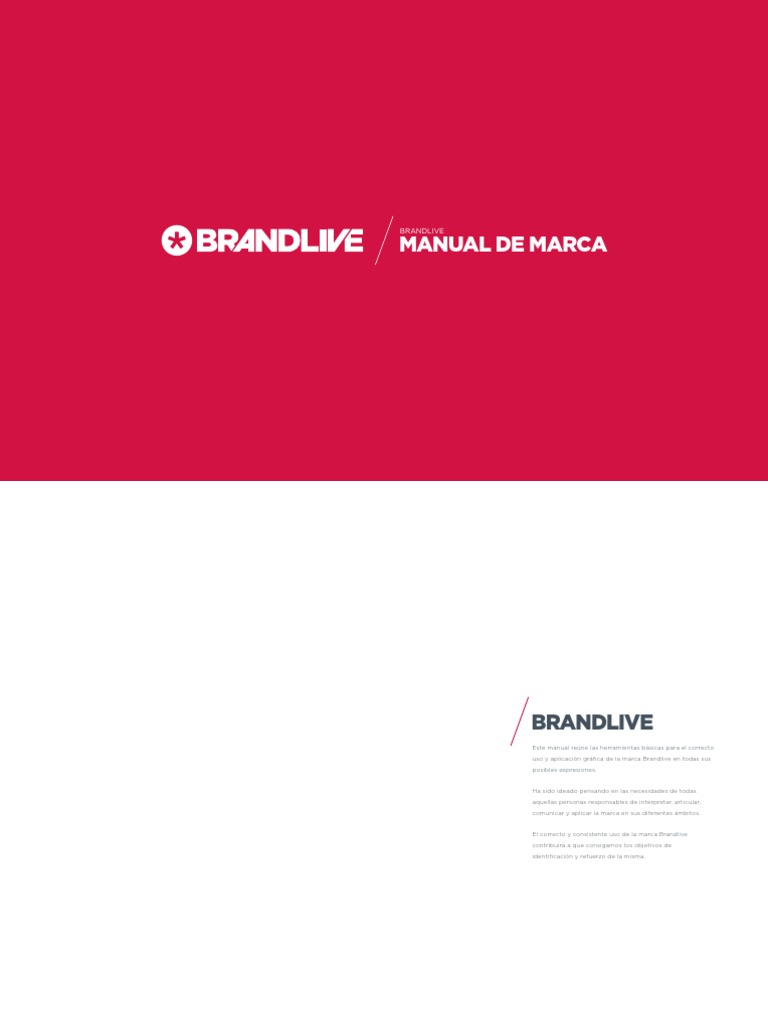 Manual de Marca Brandlive | PDF | Color | Medios de arte