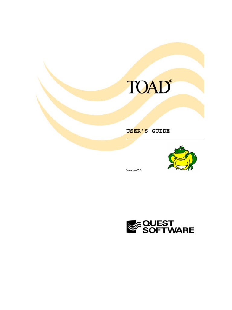 TOAD User's Guide | PDF | Oracle Database | Login