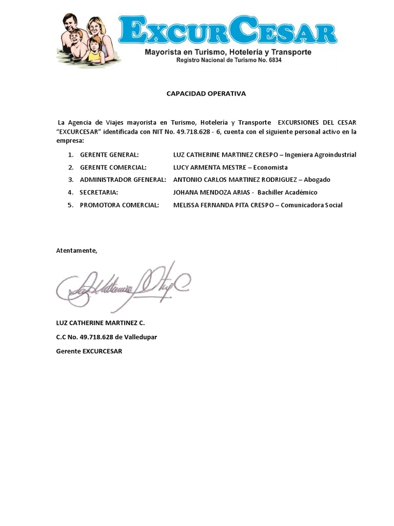 Capacidad Operativa | PDF