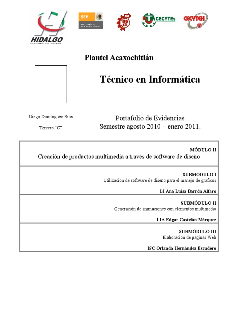 Portadas Del Modulo II | PDF | Informática