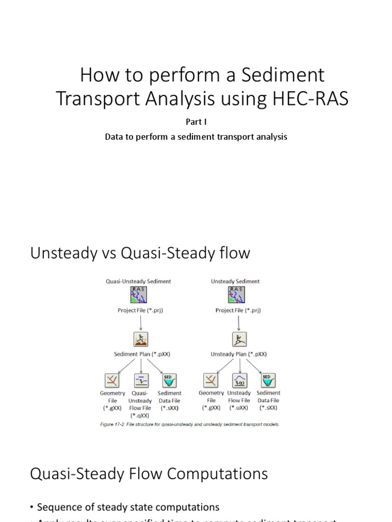 How To Perform A Sediment Transport Analysis Using HEC-RAS-Part 1 | PDF ...
