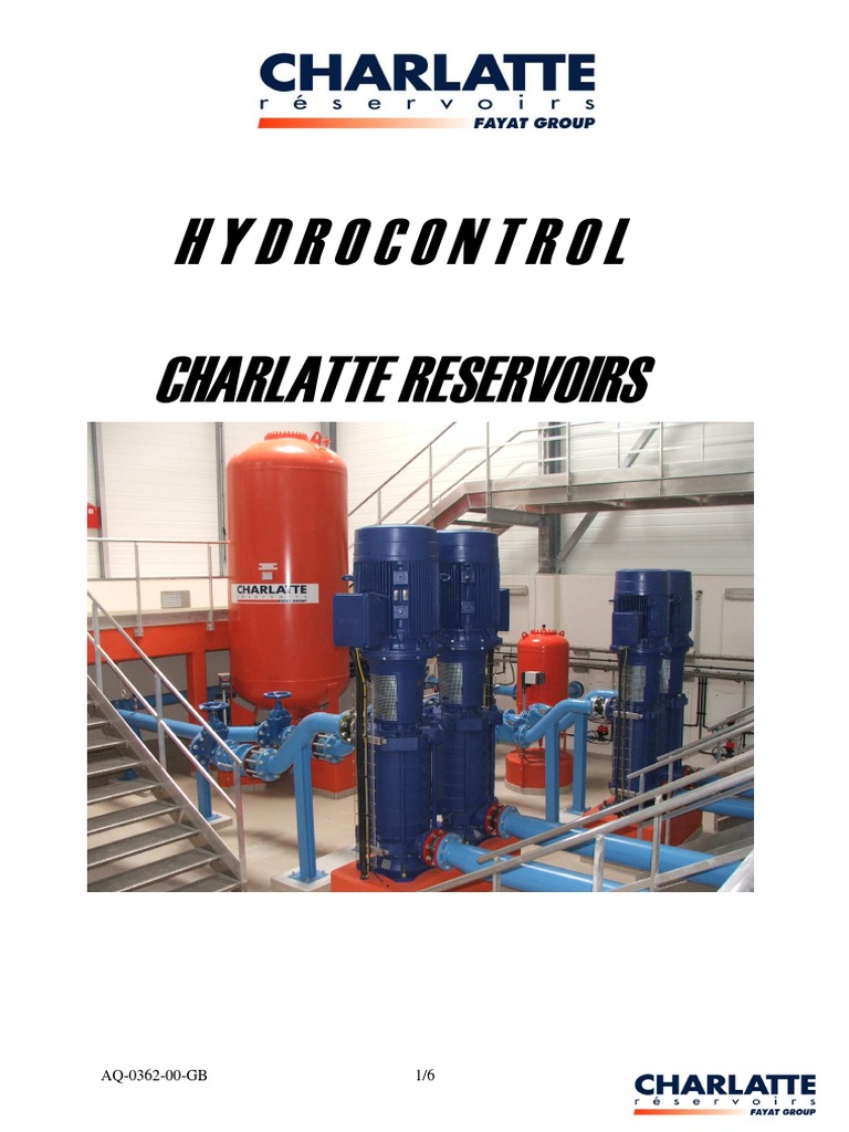 AQ 0362 00 GB Hydrocontrol | PDF | Tanks | Pipe (Fluid Conveyance)