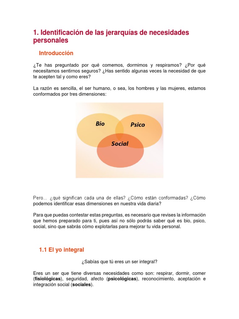 El Yo Integral | PDF | Motivación | Motivacional