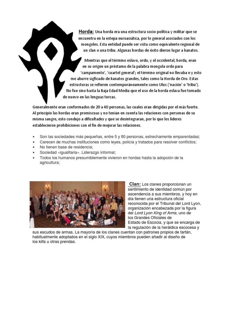 Horda | PDF | Nómada