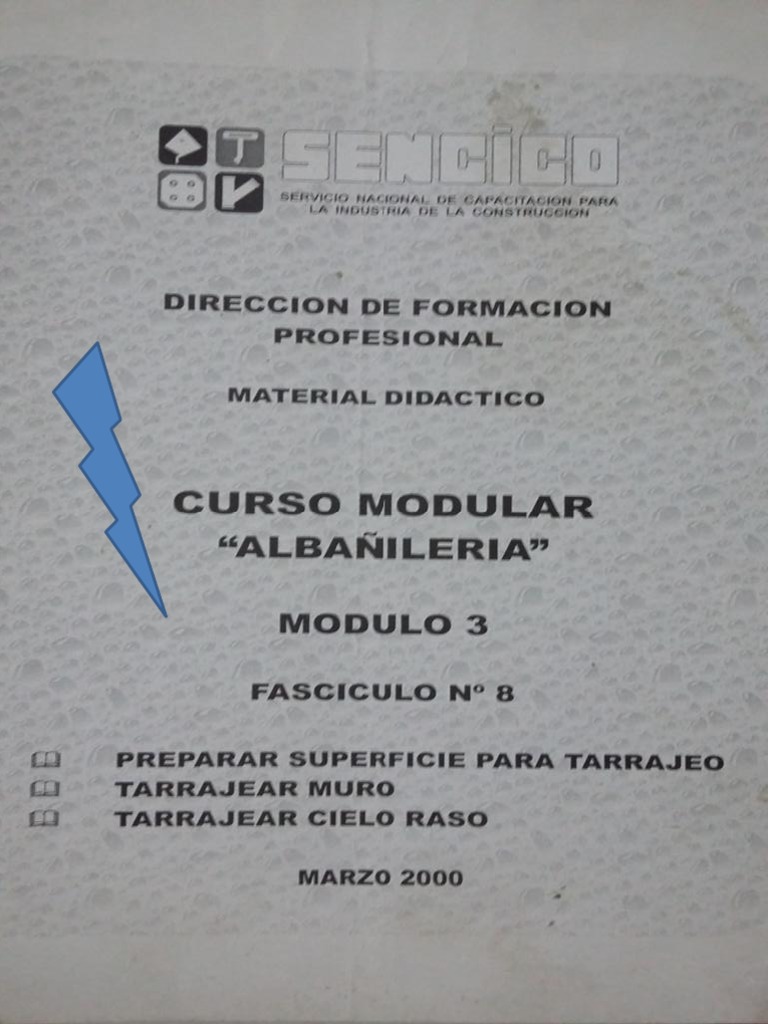 Curso Modular (Albañileria) - Modulo 3 - Sencico | PDF