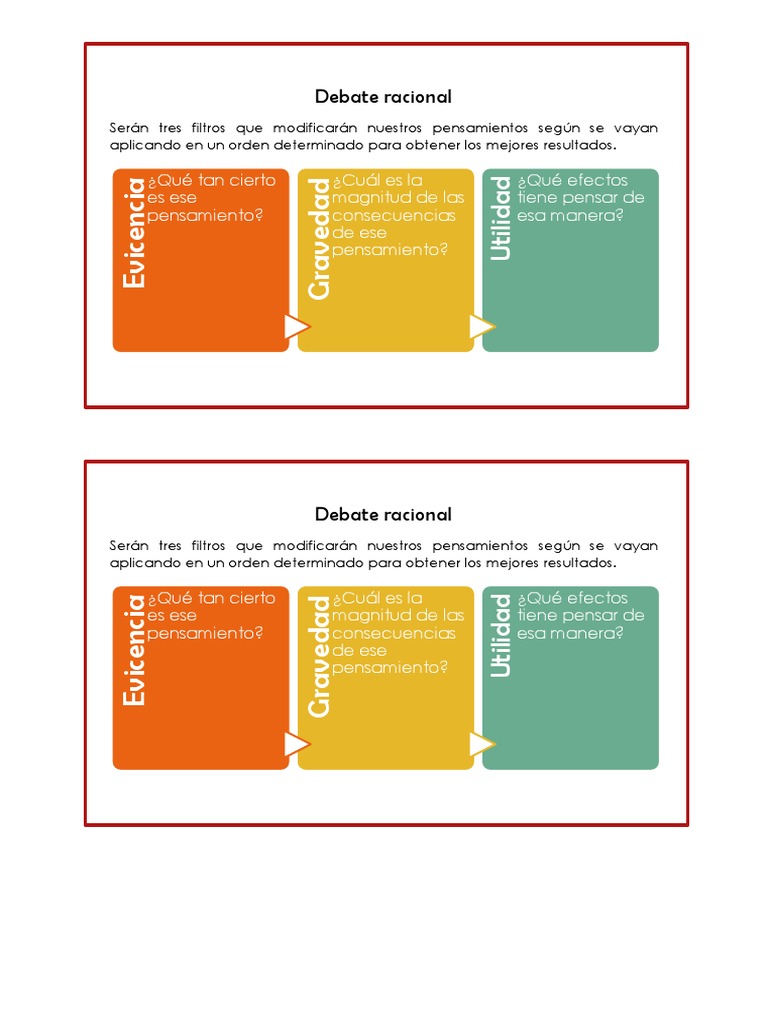 Debate Racional | PDF | Thought | Psychological Concepts