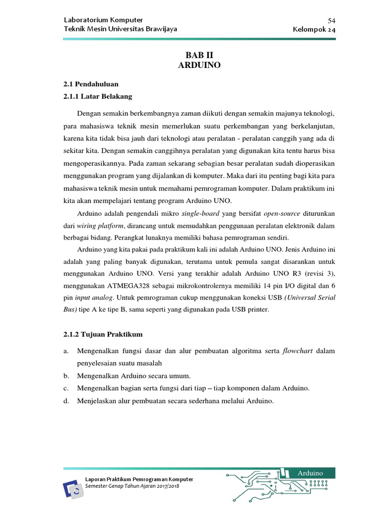 Laporan Arduino Pendeteksi Temperatur | PDF | Metode & Bahan Ajar | Teknologi & Rekayasa