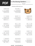 Addition of 3 Digit Numbers (With Carry Over) Worksheet 1 | PDF