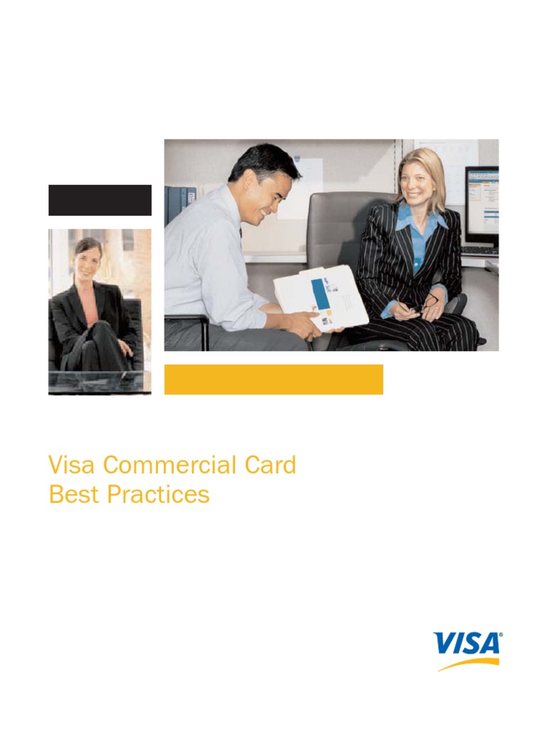Comm Card Best Practice | PDF | Visa Inc. | Procurement