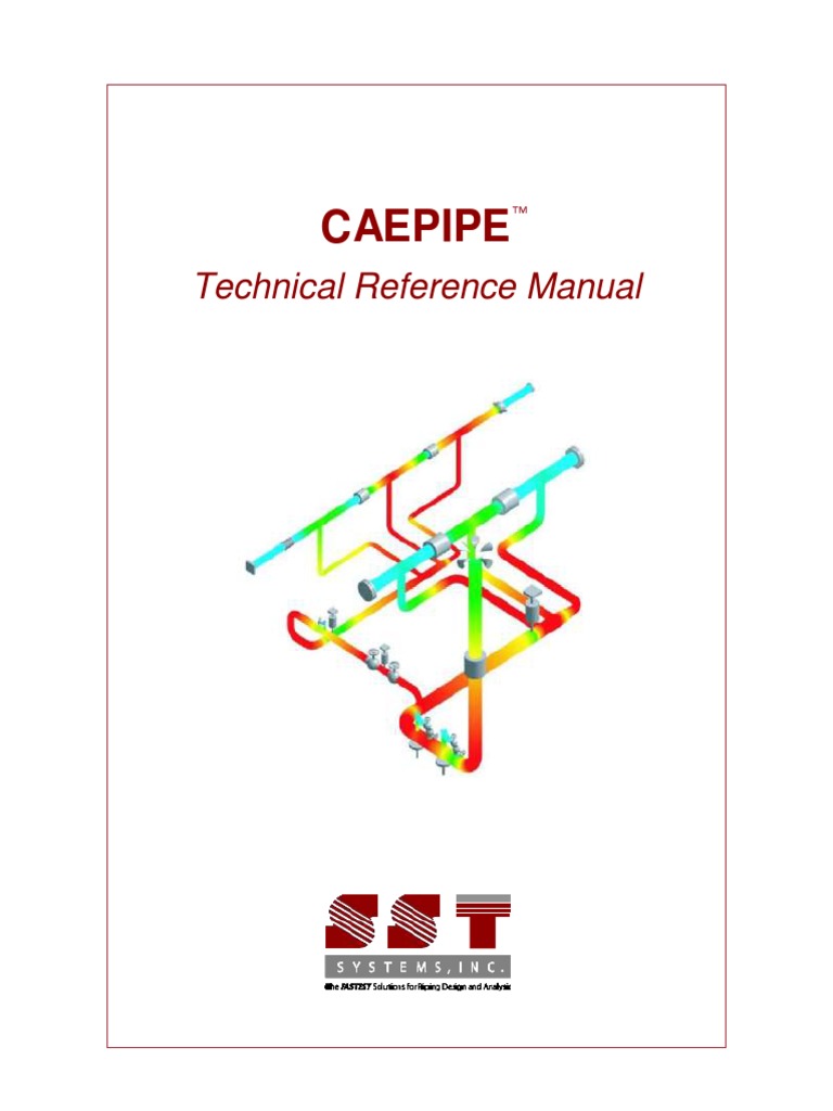 CAEPIPE Technical Reference Manual | PDF | Pipe (Fluid Conveyance ...