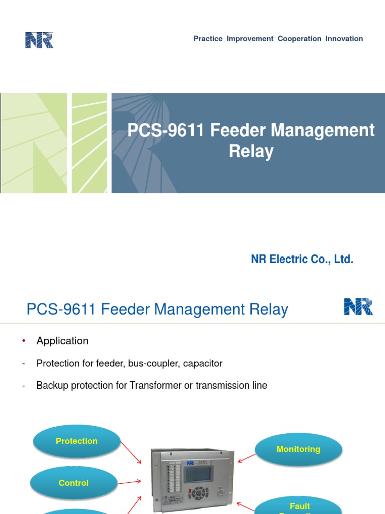 PCS-9611 Feeder Relay - V1.05 | PDF | Relay | Analog To Digital Converter